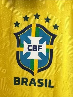 Nike | Shirts | Nike Brazil Yellow Green Cbf Mens Soccer Player Jersey ...